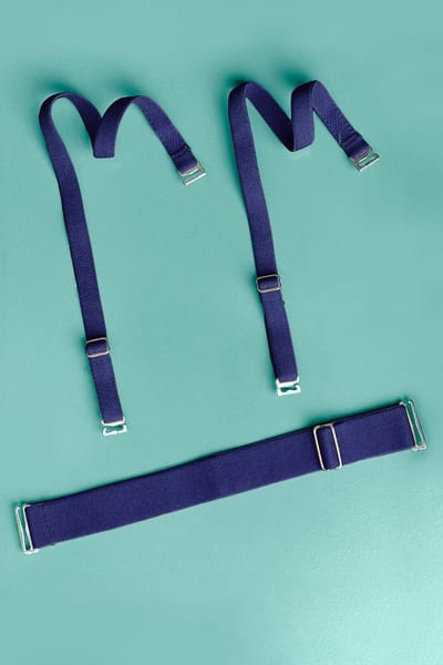 Buy Adjustable Shoulder Straps & Back Band in Navy Blue Online - Clovia