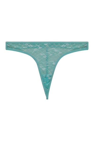 Buy Low Waist G-string in Mint Green - Lace Online - Clovia