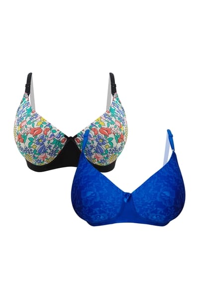Buy Pack of 2 Padded Non-Wired Bras Online - Clovia