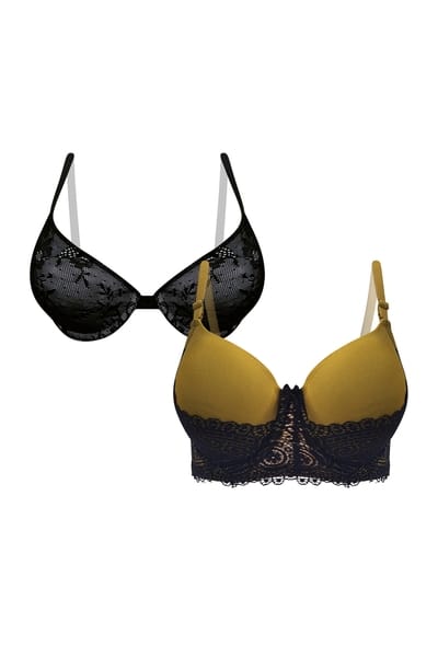 Buy Pack of 2 Padded Underwired Bras Online - Clovia