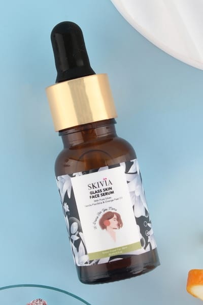 Buy Skivia Glass Skin Face Serum with Pure Silver & Vanilla Planifolia ...