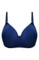 Buy Lightly Padded Non-Wired Multiway Bra In Blue - Cotton Rich Online ...
