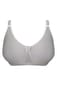 Buy Non-Padded Non-Wired Full Figure T-shirt Bra in White - Cotton ...