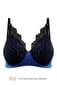 Buy Padded Non-Wired Bridal Bra in Black - Lace Online India, Best ...