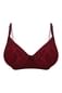 Buy Padded Non-Wired Full Cup Multiway Bra in Maroon - Lace Online ...