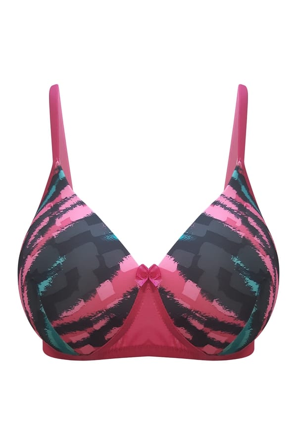 Buy Padded Non-Wired Full Coverage Printed Bra Online India, Best ...