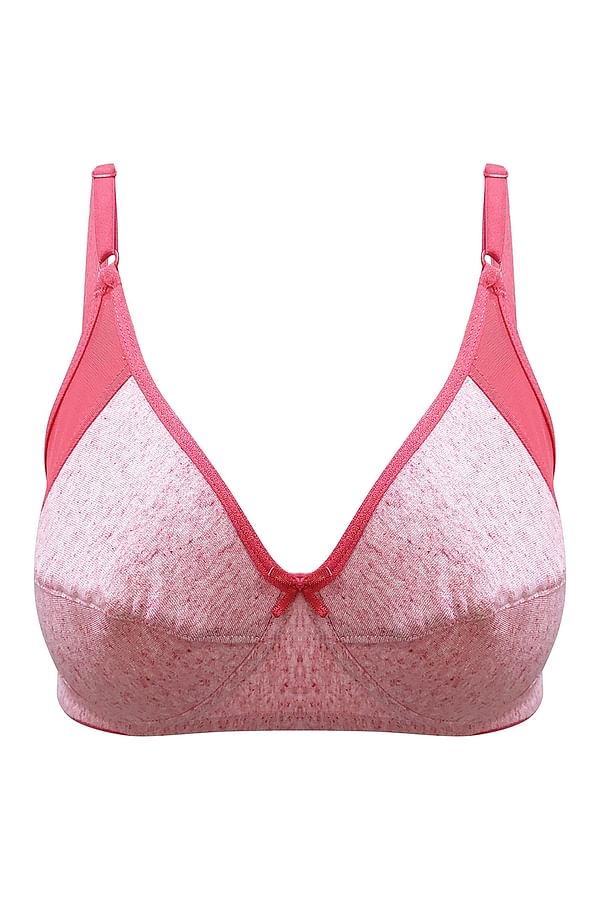 Buy Non-Padded Non-Wired Full Cup Bra In Light Pink - Cotton Online ... Buy Non-Padded Non-Wired Full Cup Bra In Light Pink - Cotton Online ...