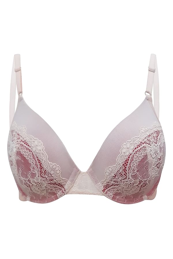 Buy Lace Padded Underwired Bra Online India Best Prices Cod Clovia