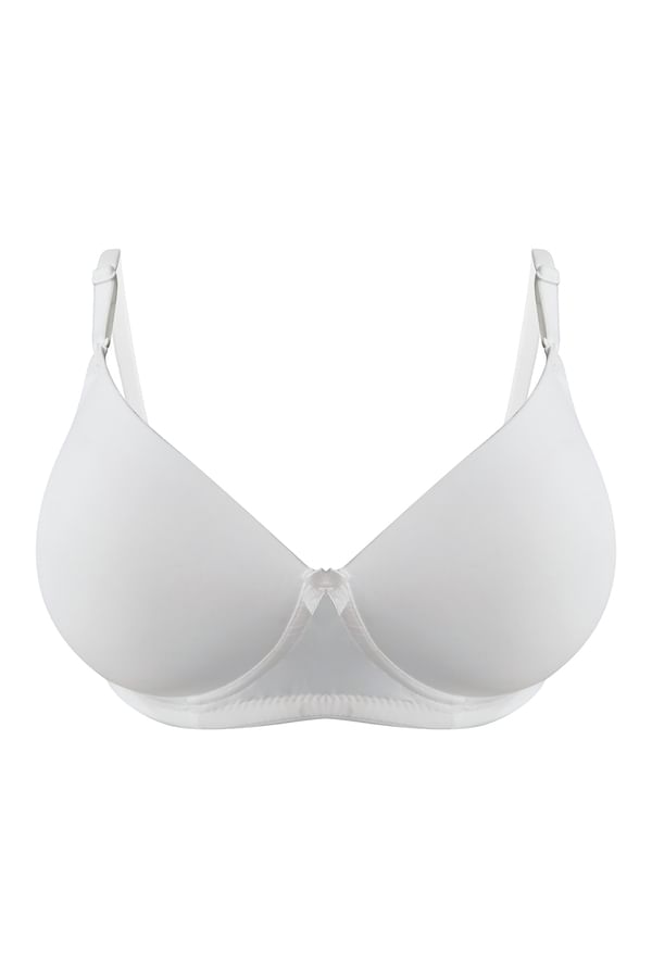 Buy Padded Non-Wired Full Cup Multiway T-shirt Bra in White Online India, Best Prices, COD ...