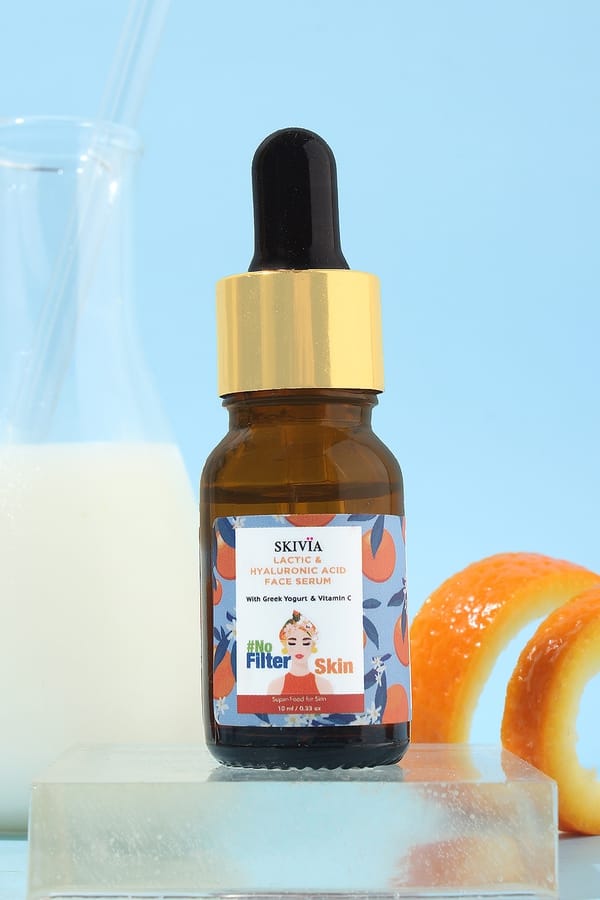 Buy Skivia Lactic & Hyaluronic Acid Face Serum with Greek Yogurt ...