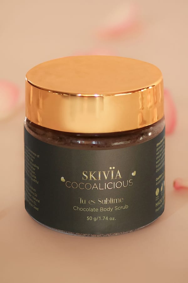 Buy Skivia Cocoalicious Body Scrub with Theobroma Cacao & Coffee - 50 g ...
